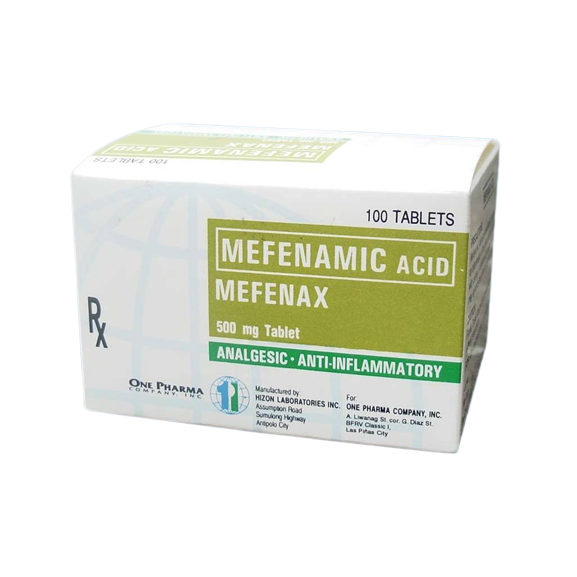 MEFENAX Mefenamic Acid 500mg Tablet 100's price in the Philippines ...